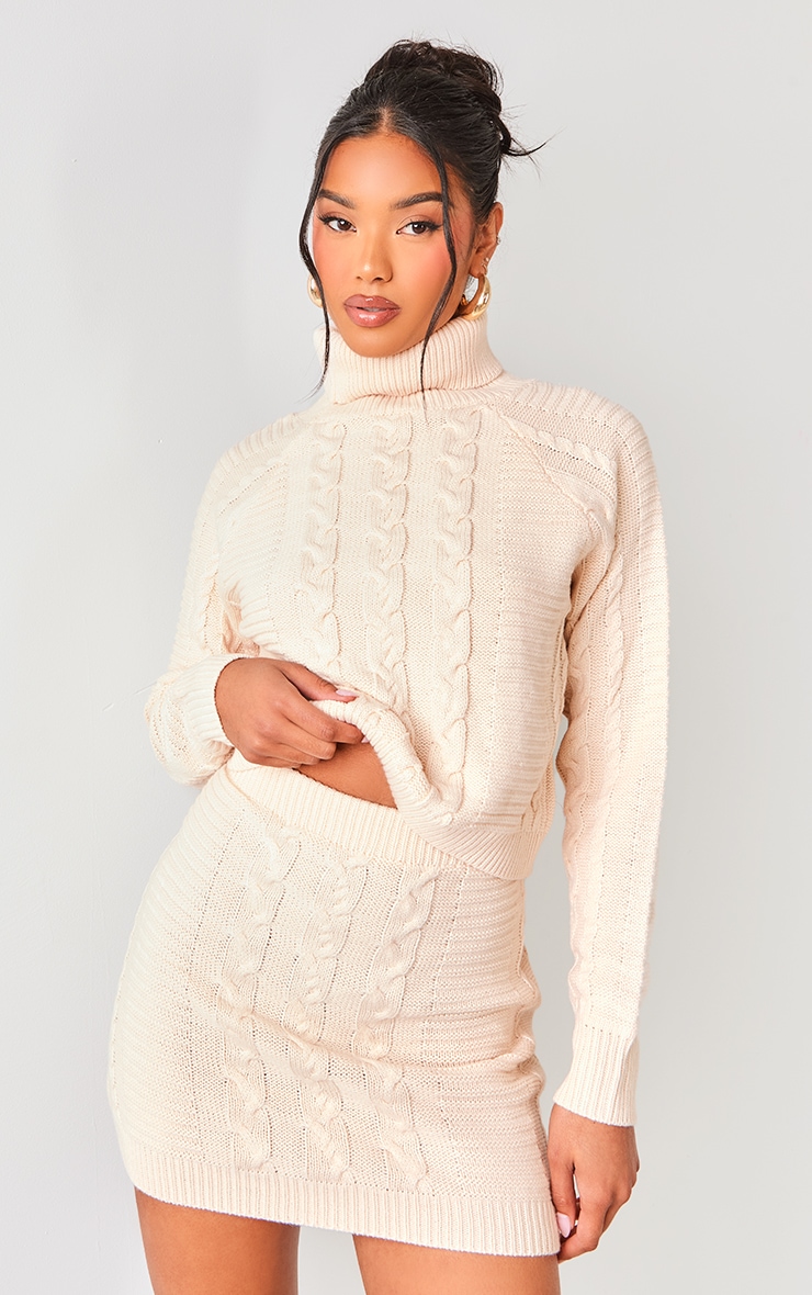 Cable knit set | PrettyLittleThing AUS