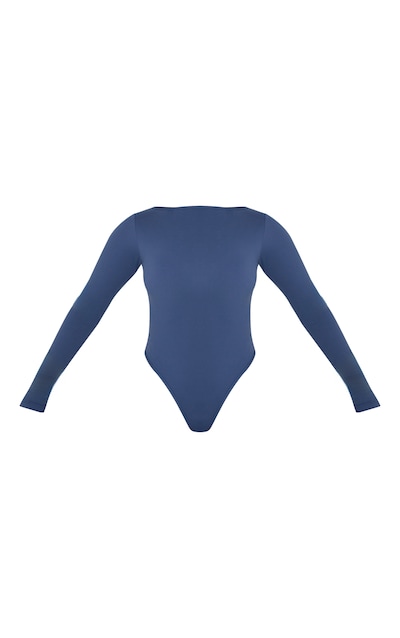 Shape NAVY Built In Bra Sculpt Boat Neck Bodysuit | Shape | PLT USA