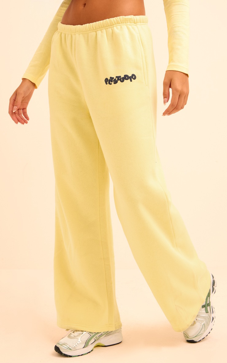 Butter Yellow PLT Studio Archive Puff Thin Waistband Sweatpants | Sweat ...