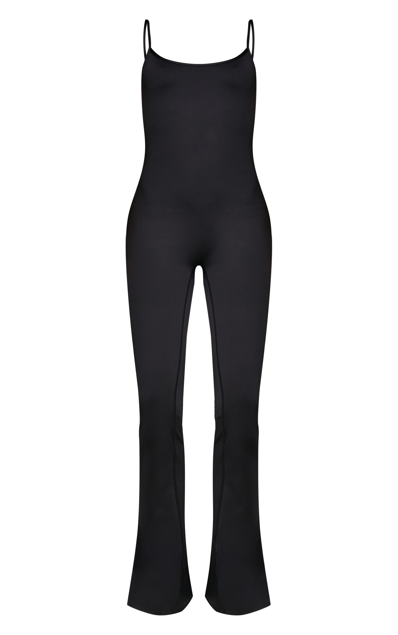 Black Ultimate Flared Jumpsuit | Athleisure | PLT USA