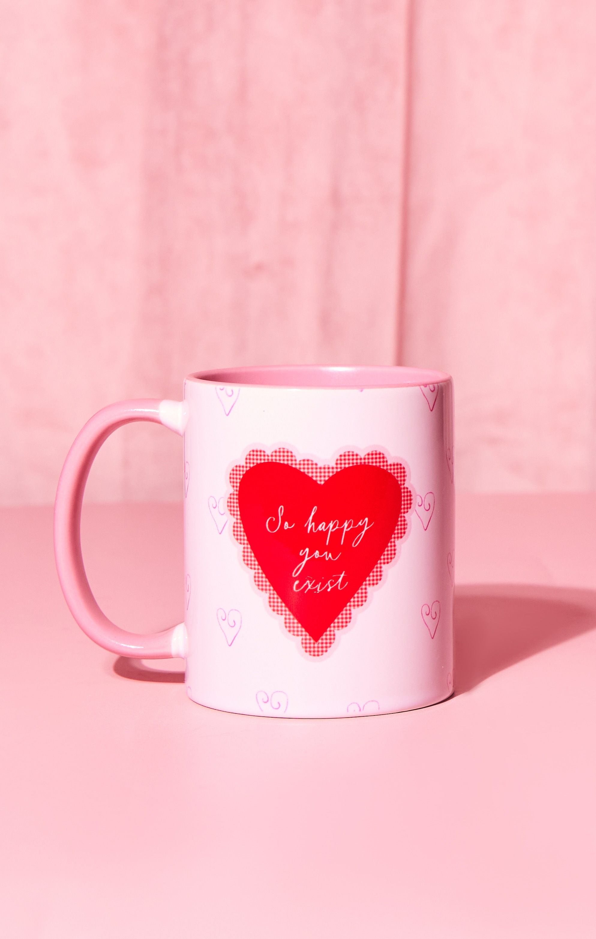 Pink Handled So Happy You Exist Mug | Accessories | PLT