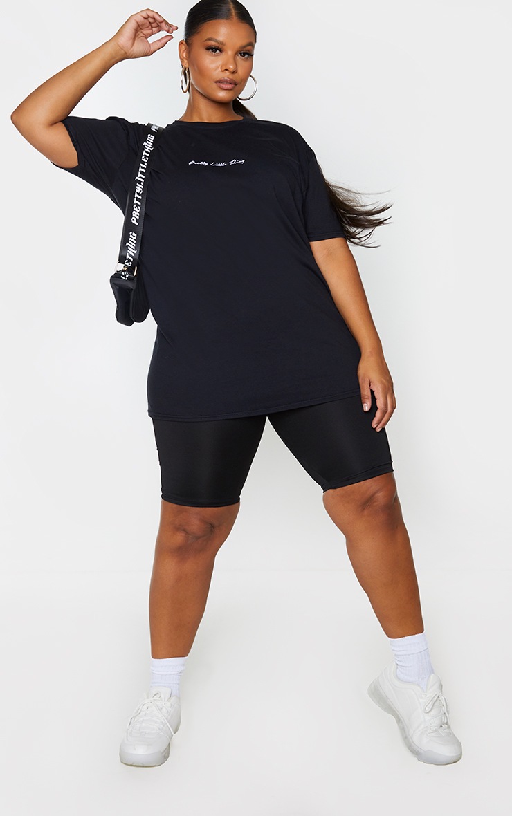 PLT Plus 2 Pack Black & White Oversized T -Shirts | Plus Size | PLT
