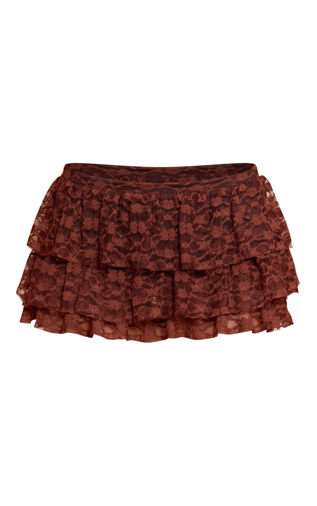 Chocolate Lace Rara Mini Skirt | Bottoms | PLT