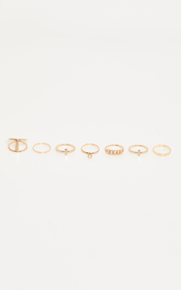 Gold Multi Pack Rings | Accessories | PrettyLittleThing USA