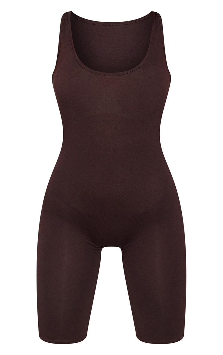 Tall Chocolate Unitard | Tall | PrettyLittleThing USA