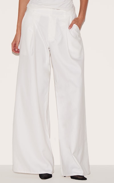 White Trousers | PrettyLittleThing