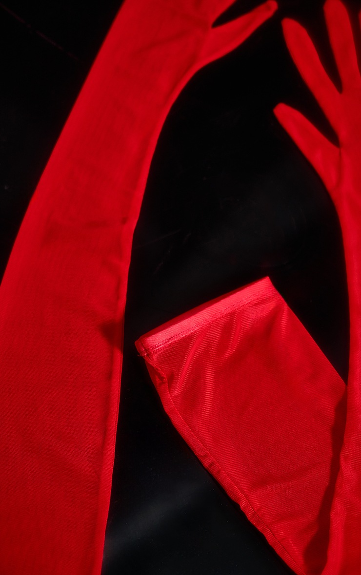 Red Extra Long Mesh Gloves | Accessories | PLT