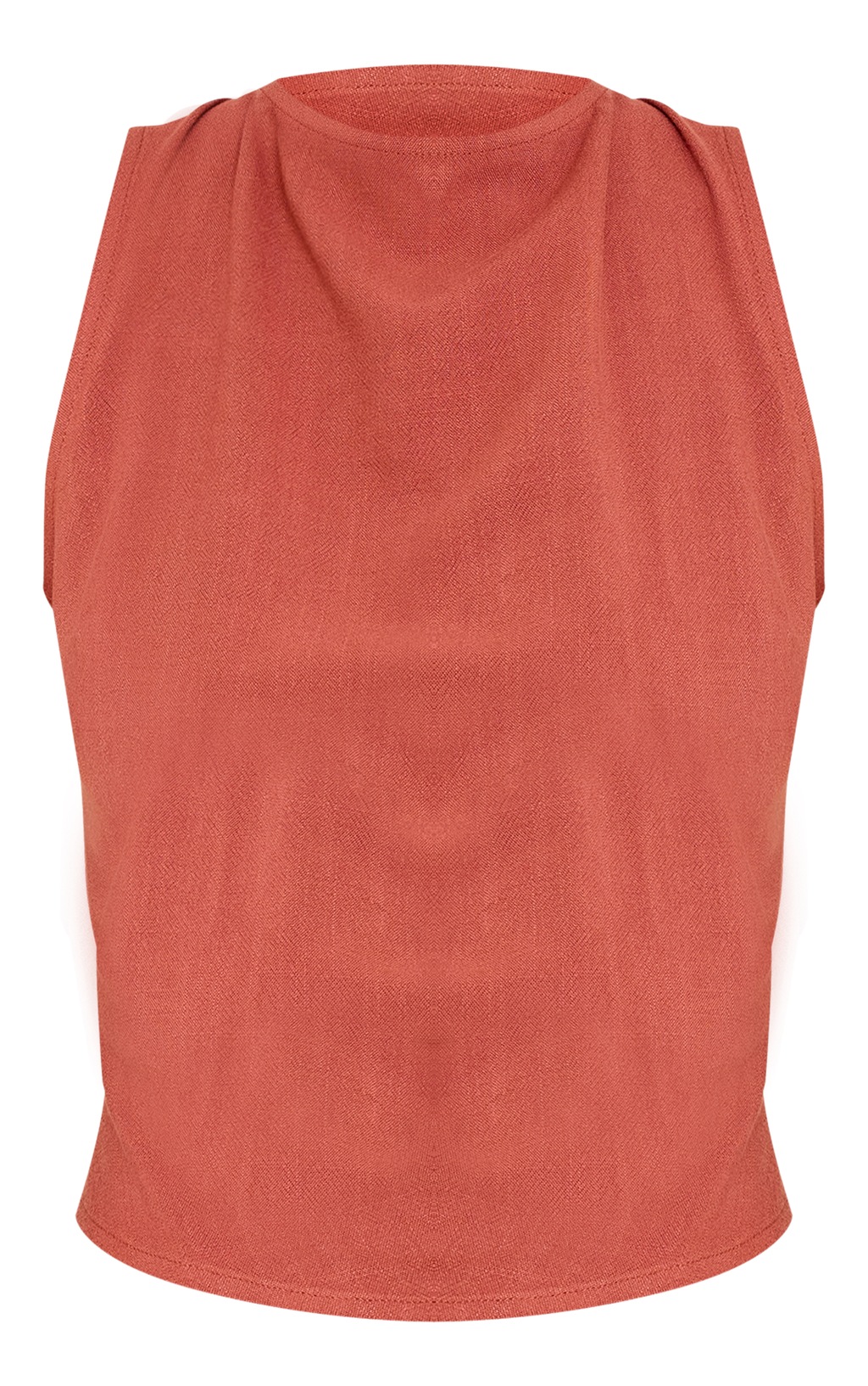 Rust Longline Vest Top | Co-ords | PrettyLittleThing USA