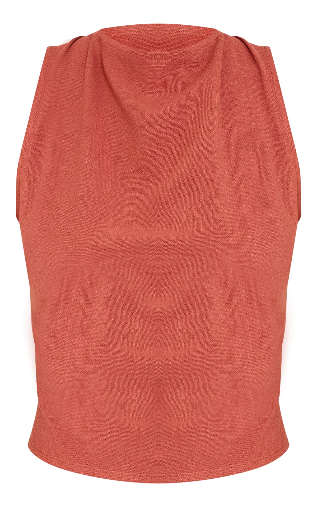 Rust Longline Vest Top | Co-ords | PrettyLittleThing USA