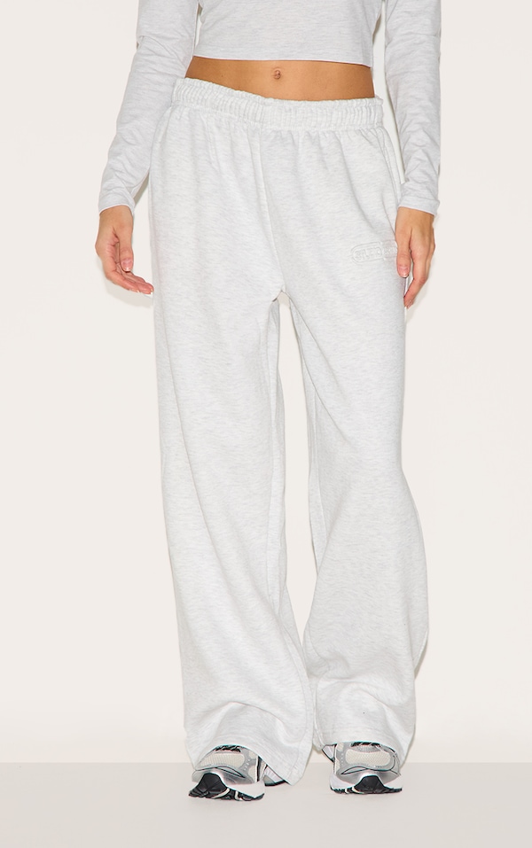 Grey Marl Embossed Studio Archives Sweatpants | Sweat ...