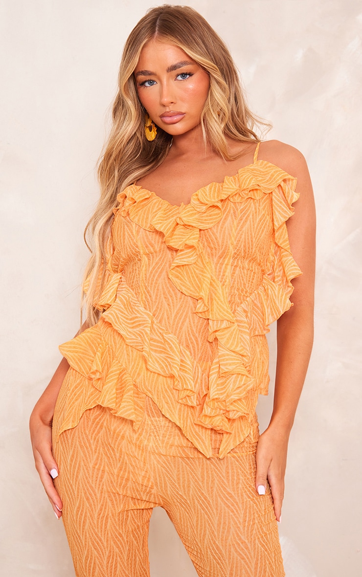 Ruffle Tops | Ruffle Blouses | Frilly Tops | PrettyLittleThing