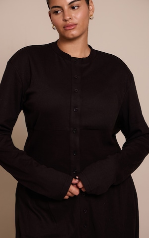 Plus Black Super Soft Top | Plus Size | PrettyLittleThing USA