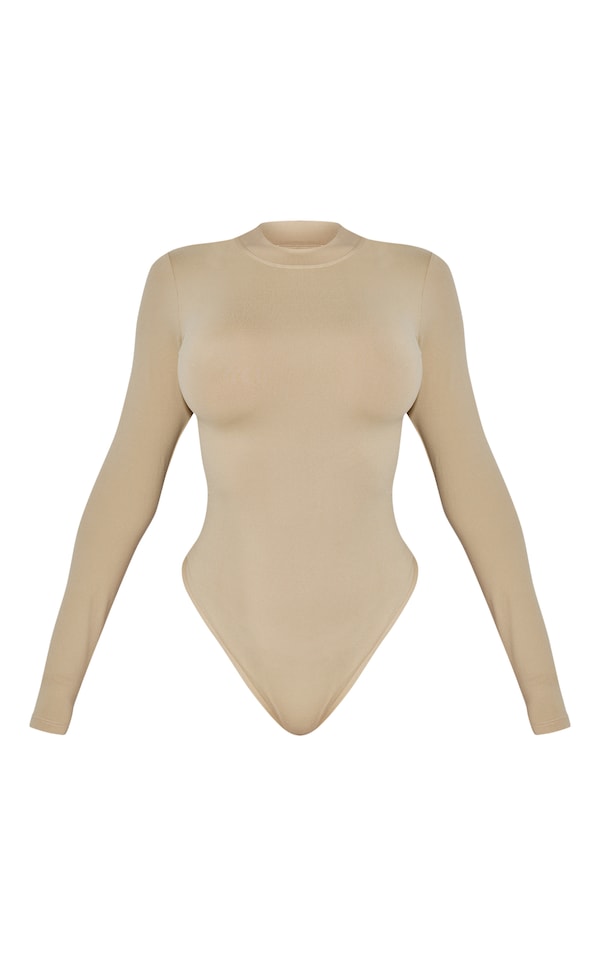 Shape Stone Sculpted Long Sleeve Bodysuit | Shape | PrettyLittleThing USA