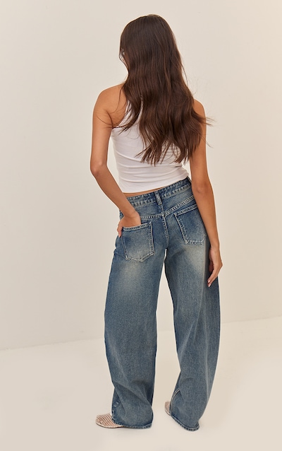 Vintage Low Rise Barrel Jeans | Denim | PLT
