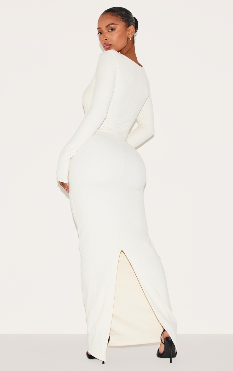 Shape Cream Built In Bra Sculpt Maxi Dress | Shape | PrettyLittleThing USA