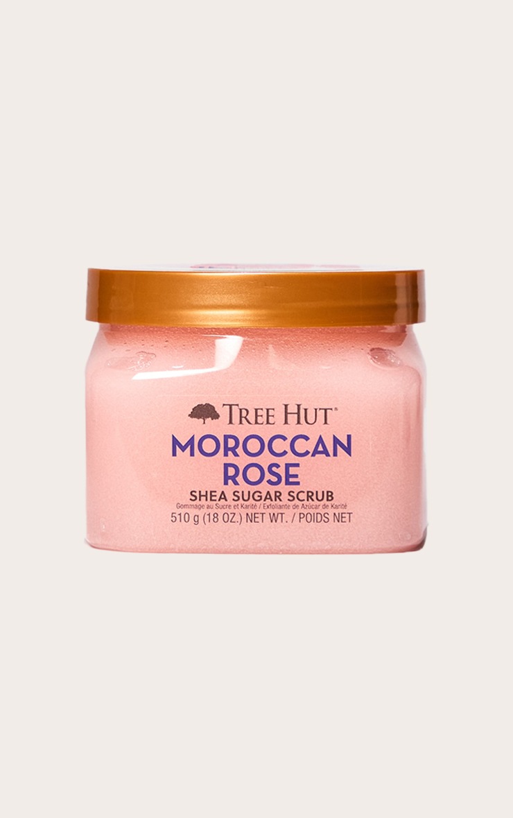 Pink Tree Hut Moroccan Rose Shea Sugar Scrub 510G | Beauty | PLT