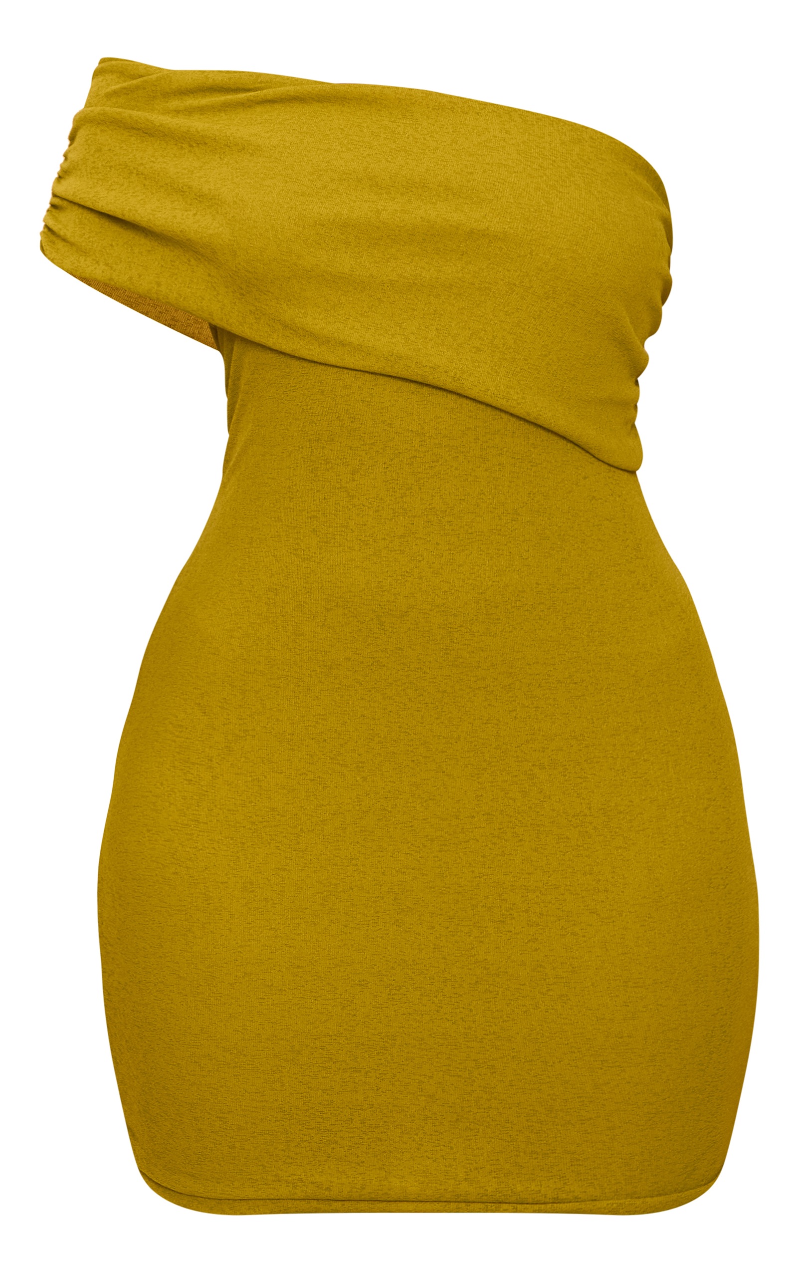 Olive Onion Skin Foldover Mini Dress | Dresses | PrettyLittleThing USA