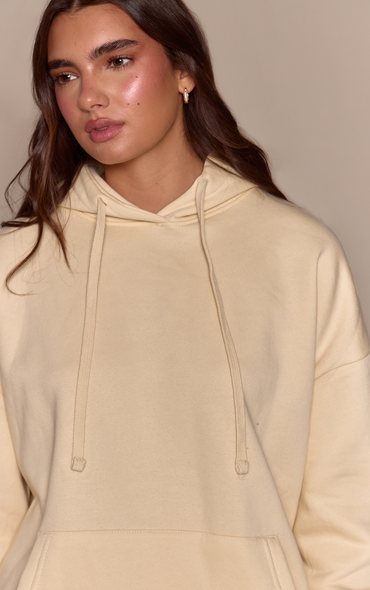 Butter Cream PLT Studio Print Oversized Hoodie | Athleisure ...