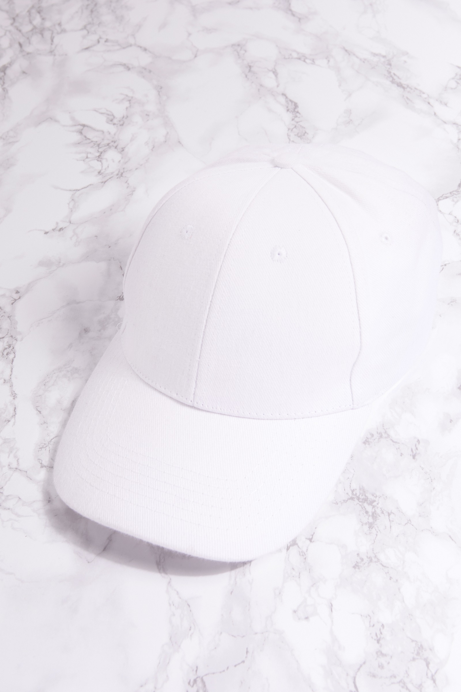 White Woven Baseball Cap | Accessories | PLT