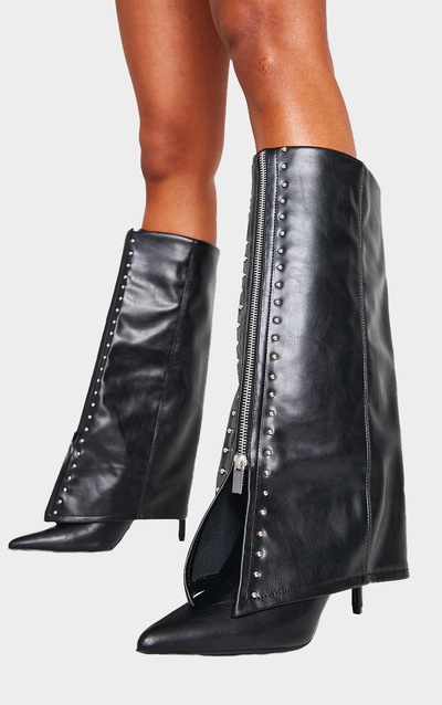 Fold Over Boots | PrettyLittleThing