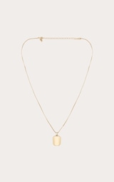 Gold Square Pendant Necklace | Accessories | PLT