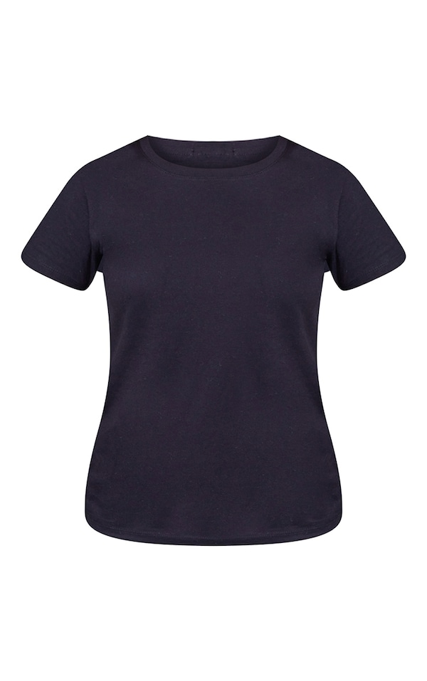 Black Fitted Short Sleeve T Shirt | Tops | PLT