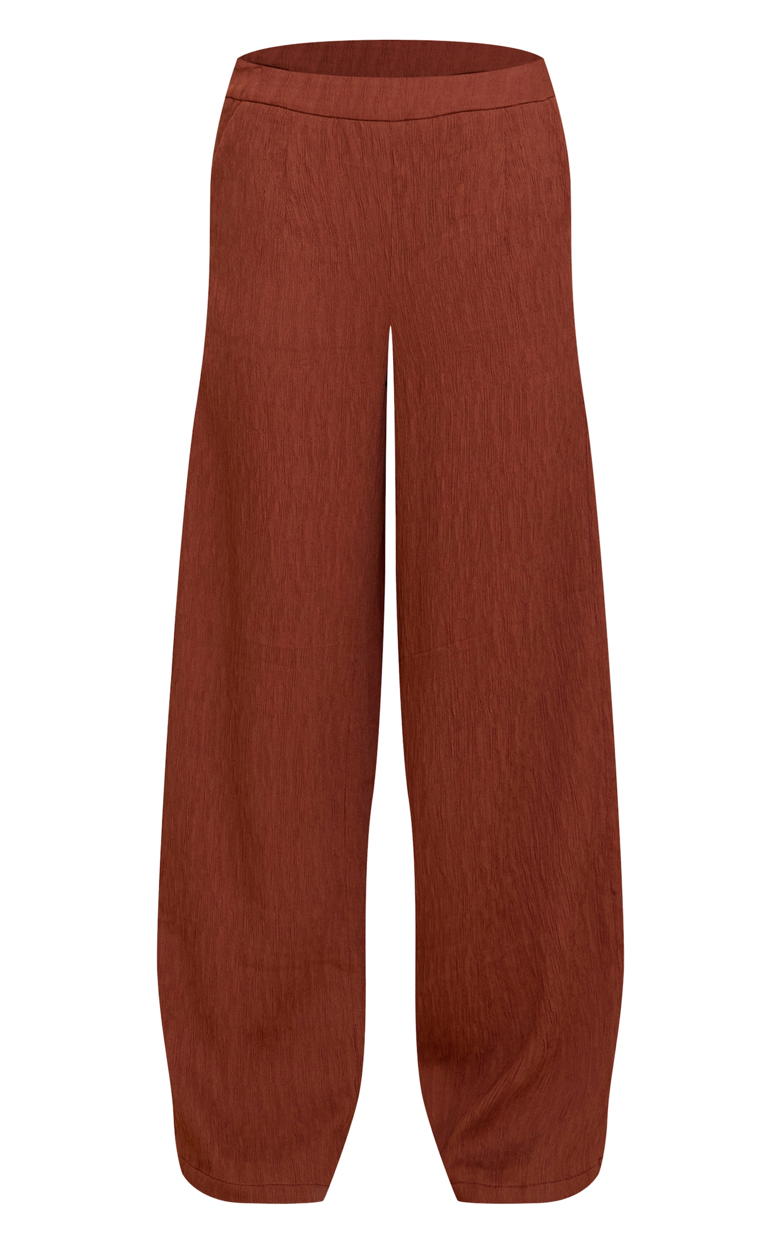 Chocolate Textured Wide Leg Trouser | Co-ords | PLT