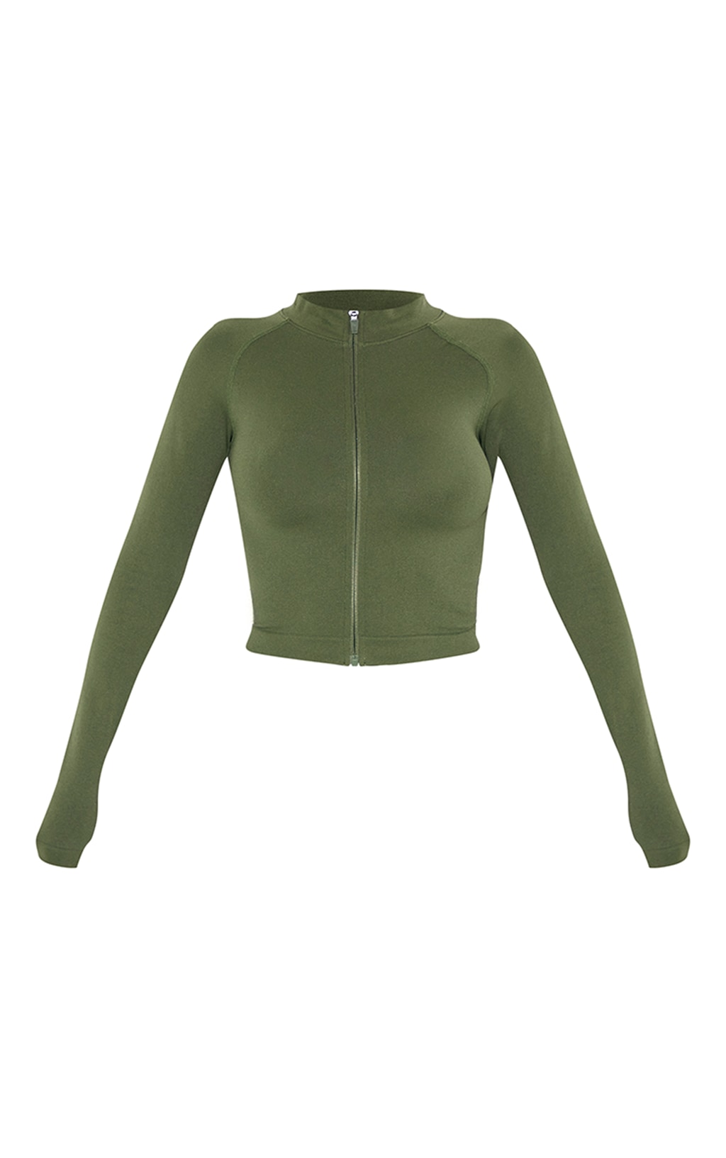 Shape Forest Green Seamless Active Zip Jacket | Shape | PLT