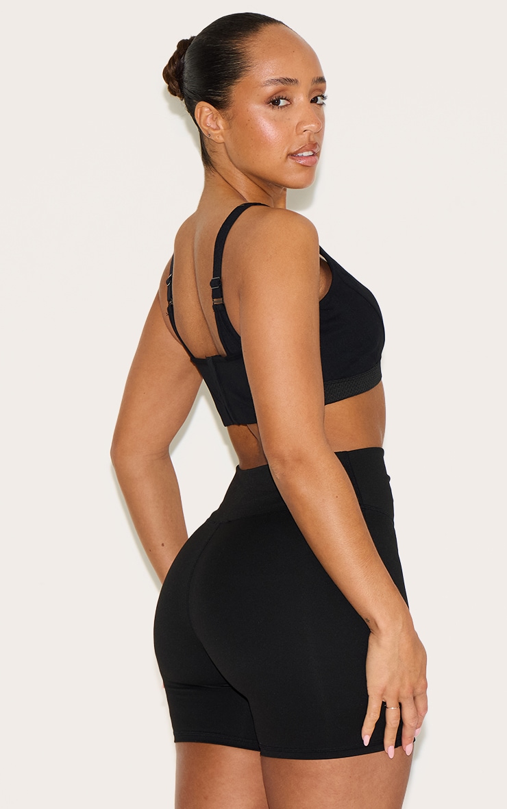 Shape Black Active Airtex Coverage Padded Bra | Shape | PLT