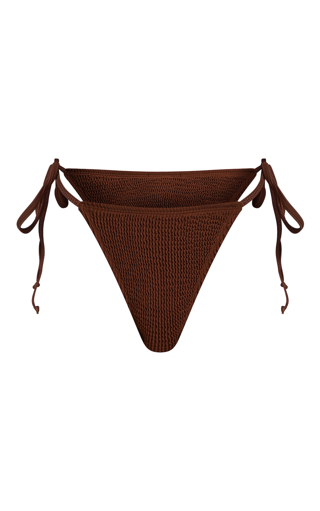 Chocolate Crinkle Double Tie Side Bikini Bottoms | Swimwear ...