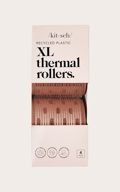 Kitsch Recycled Plastic Extra Large Thermal Hair Rollers 4 Piece Set ...