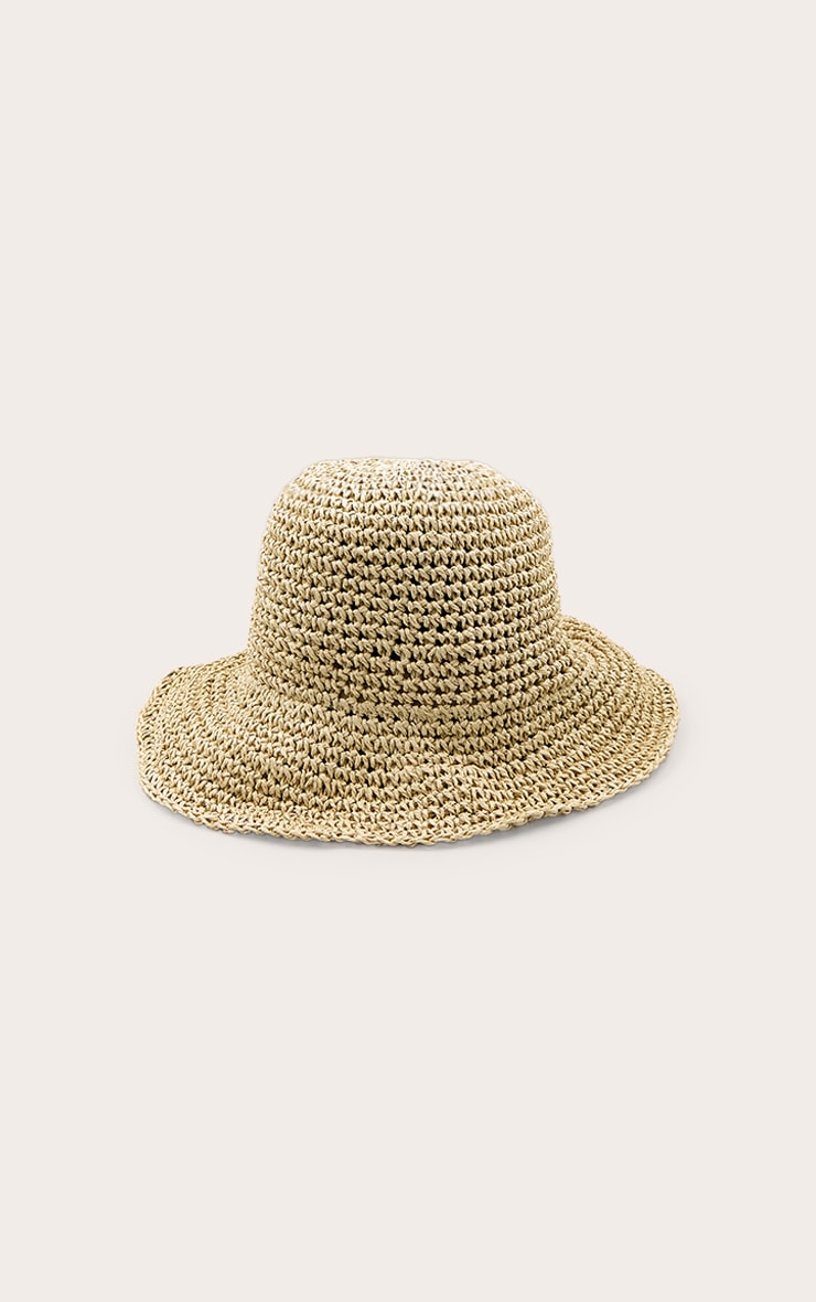 Natural Raffia Bucket Hat | Accessories | PLT