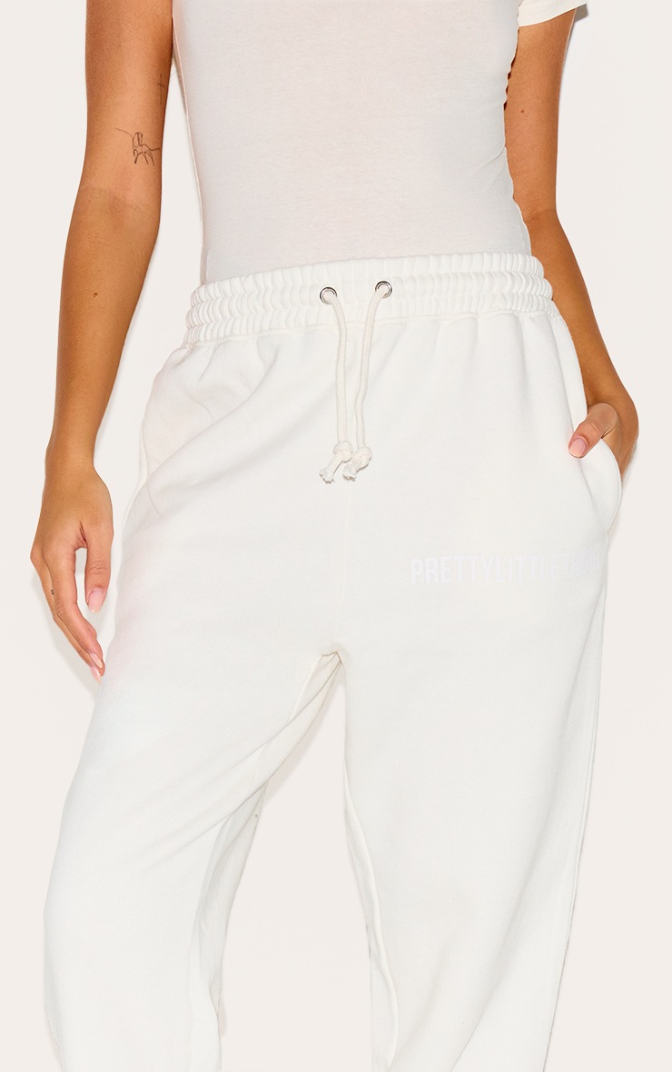PLT Off White High Waist Washed Cuffed Sweatpants | Sweat ...