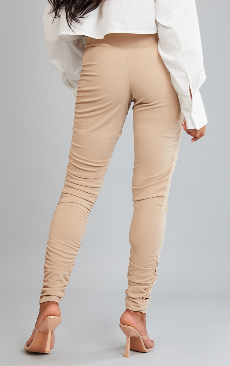 Maternity Stone High Waisted Ruched Pant | Maternity ...