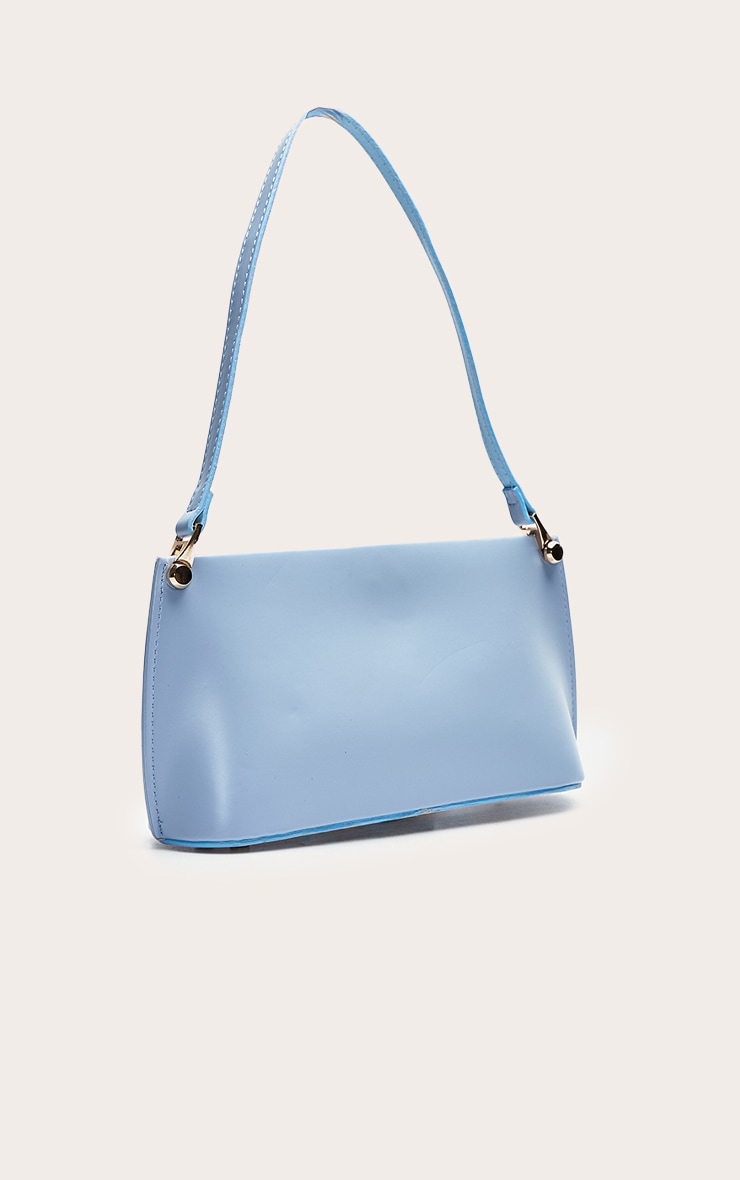 Baby Blue Matte Shoulder Teardrop Strap Bag | Accessories | PLT