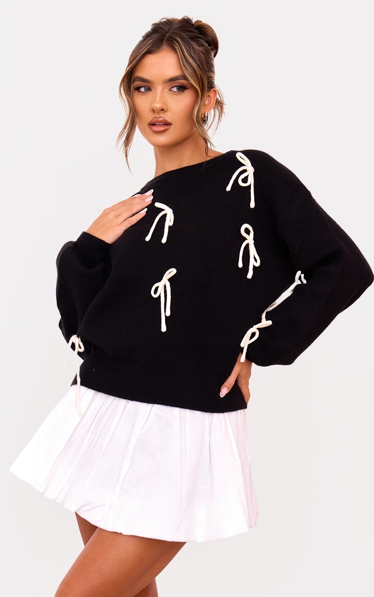 Women's Black Jumpers | PrettyLittleThing