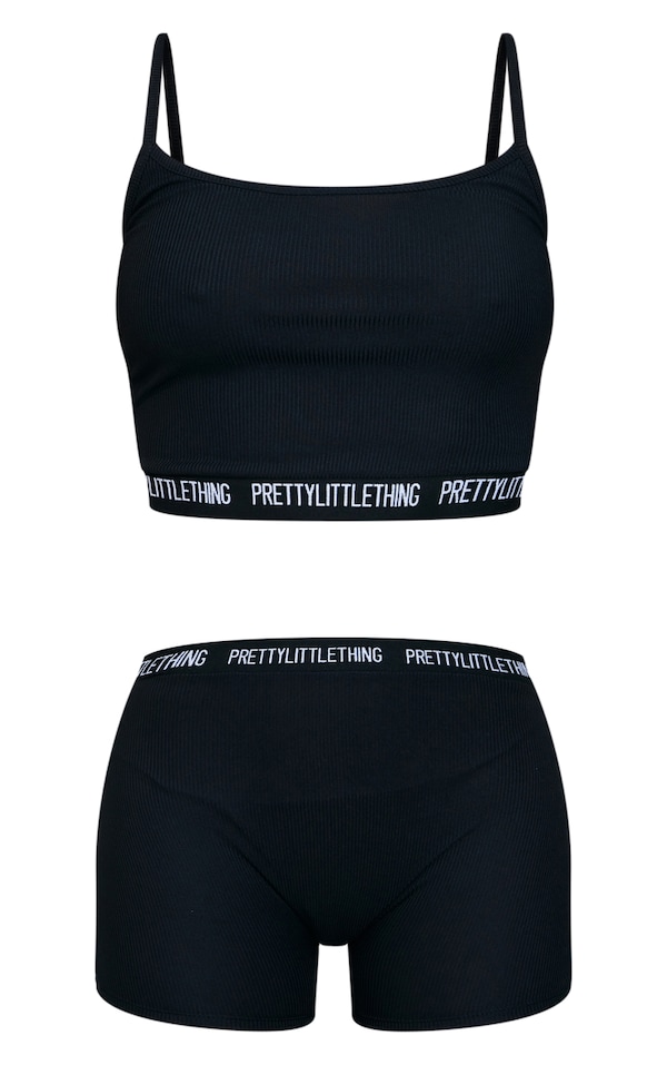 PLT Black Tape Boy Short & Cami Lingerie Set | Lingerie & Nightwear | PLT