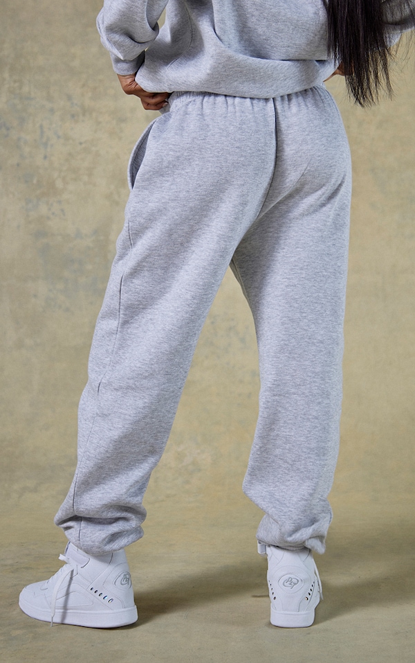 Renew Grey Oversized Embroidered Sweatpants | PrettyLittleThing CA