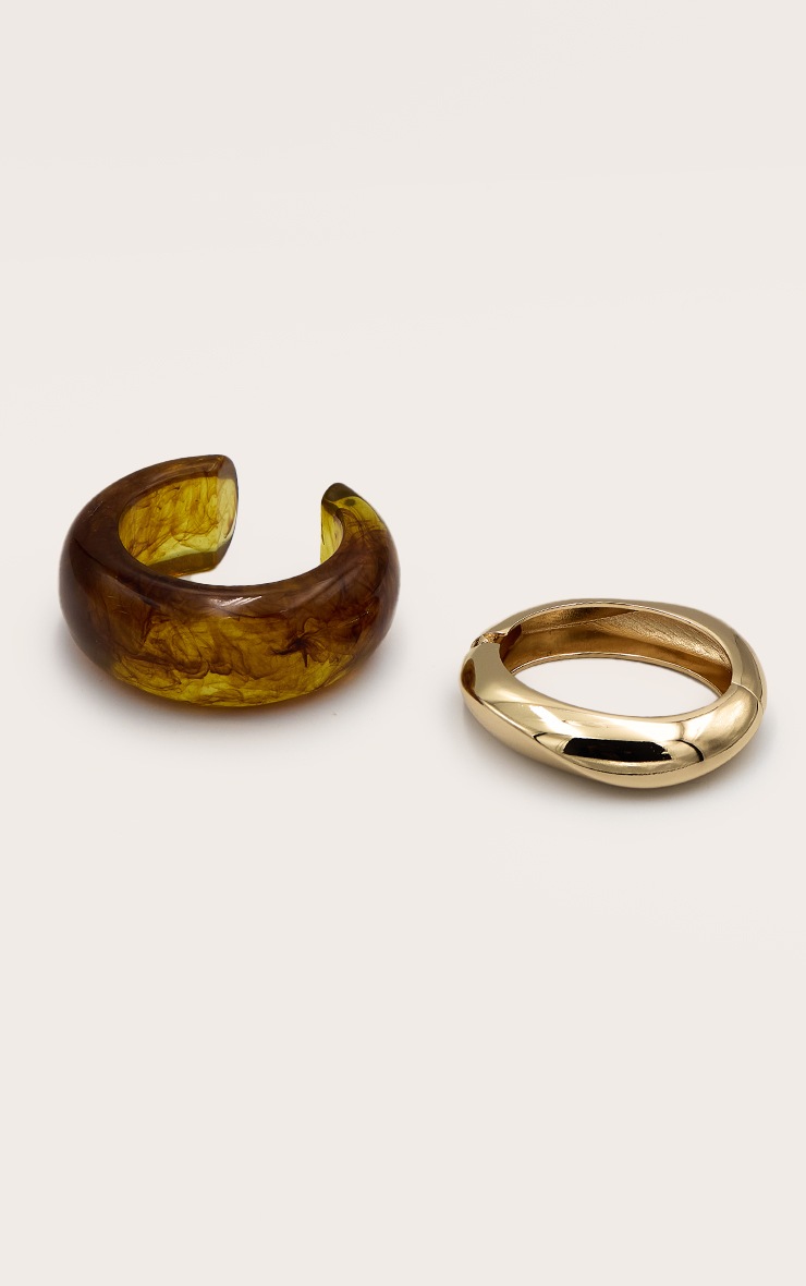 Brown Resin Bangle Multipack | Accessories | PLT