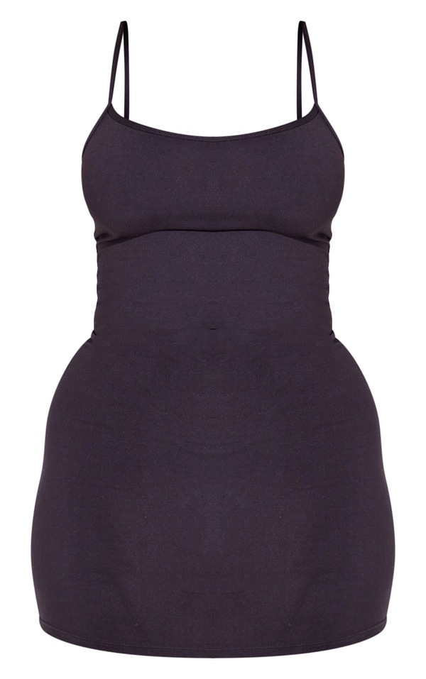 Shape Black Sculpted Mini Dress | Shape | PrettyLittleThing AUS