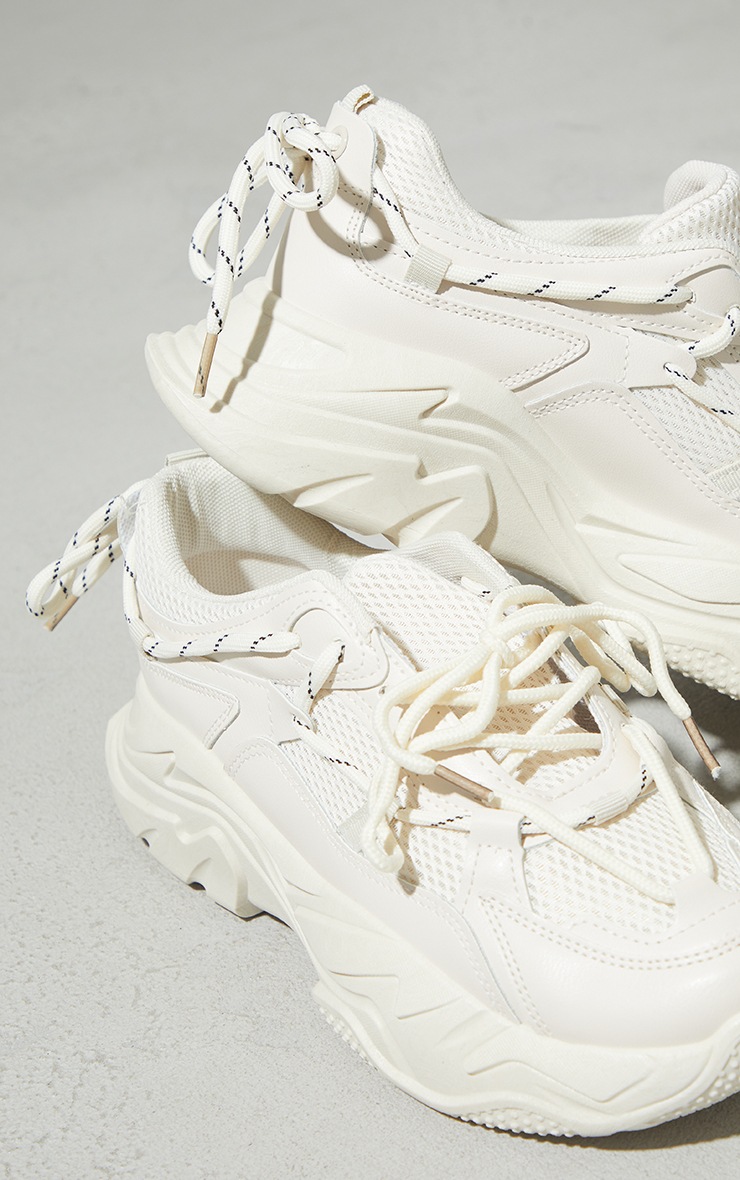 Sand Hiker Lace Up Double Sole Chunky Trainers | Footwear | PLT