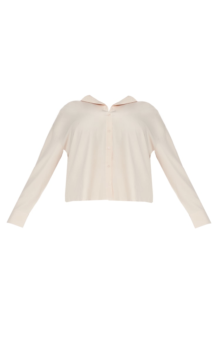 Plus Stone Oversized Shirt | Plus Size | PrettyLittleThing