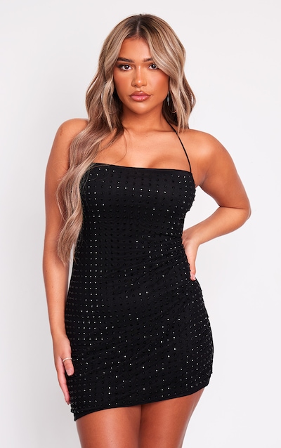 Diamante dresses | PrettyLittleThing