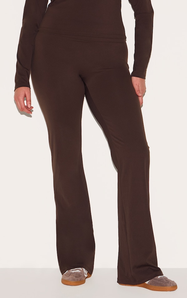 Espresso Sculpt Straight Leg Yoga Pants | Athleisure | PLT