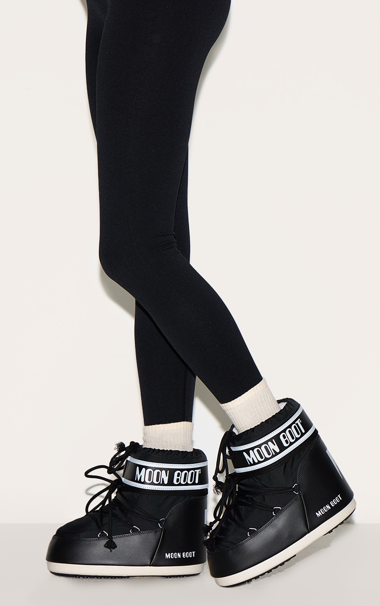 MOON BOOT Black Classic Low | Footwear | PLT