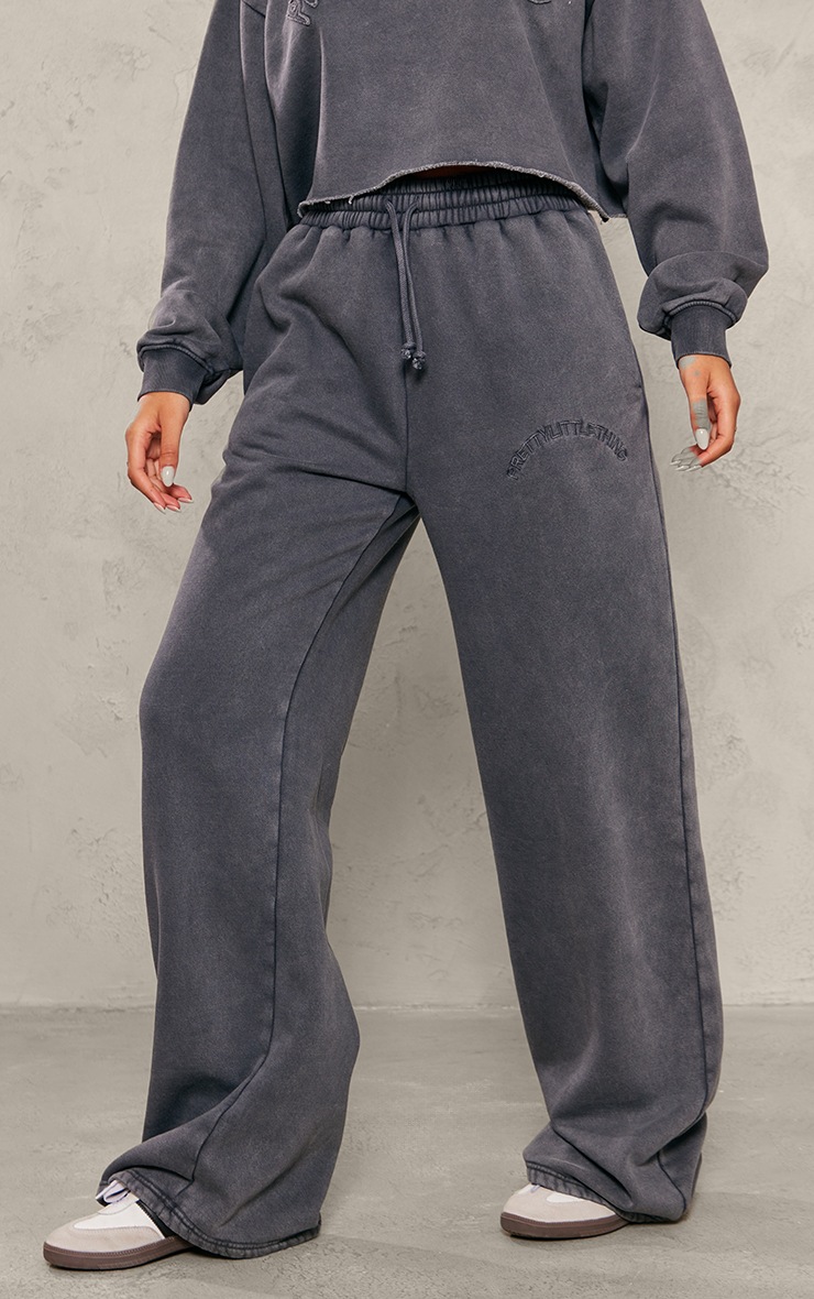 PLT Tall Charcoal Blue Extreme Drawstring Joggers | Tall ...