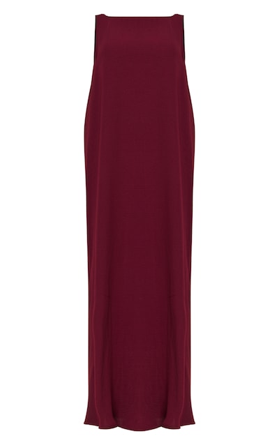 Purple Floaty Woven Boat Neck Maxi Beach Dress | Swimwear | PLT USA