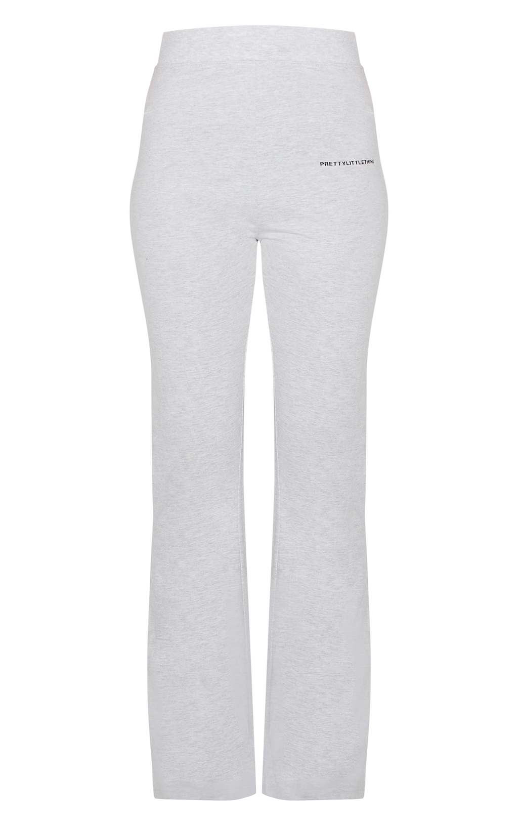 PRETTYLITTLETHING Ash Grey Print Flared Pant | Co-ords ...
