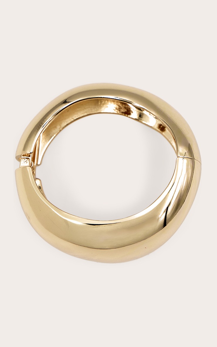 Gold Abstract Bangle | Accessories | PLT