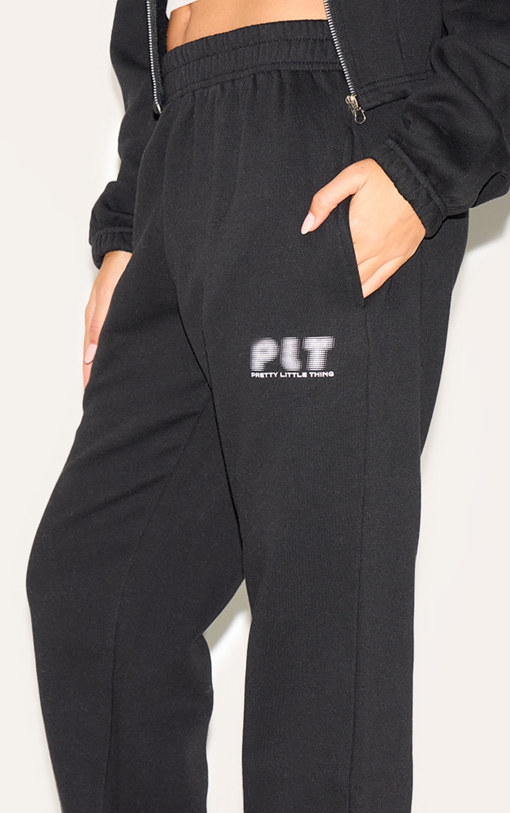 PRETTYLITTLETHING Black Oversized Cuffed Joggers | Athleisure | PLT